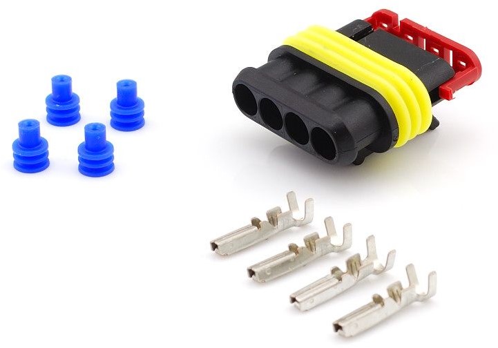 Superseal connector female (4p) kit AEPEHV